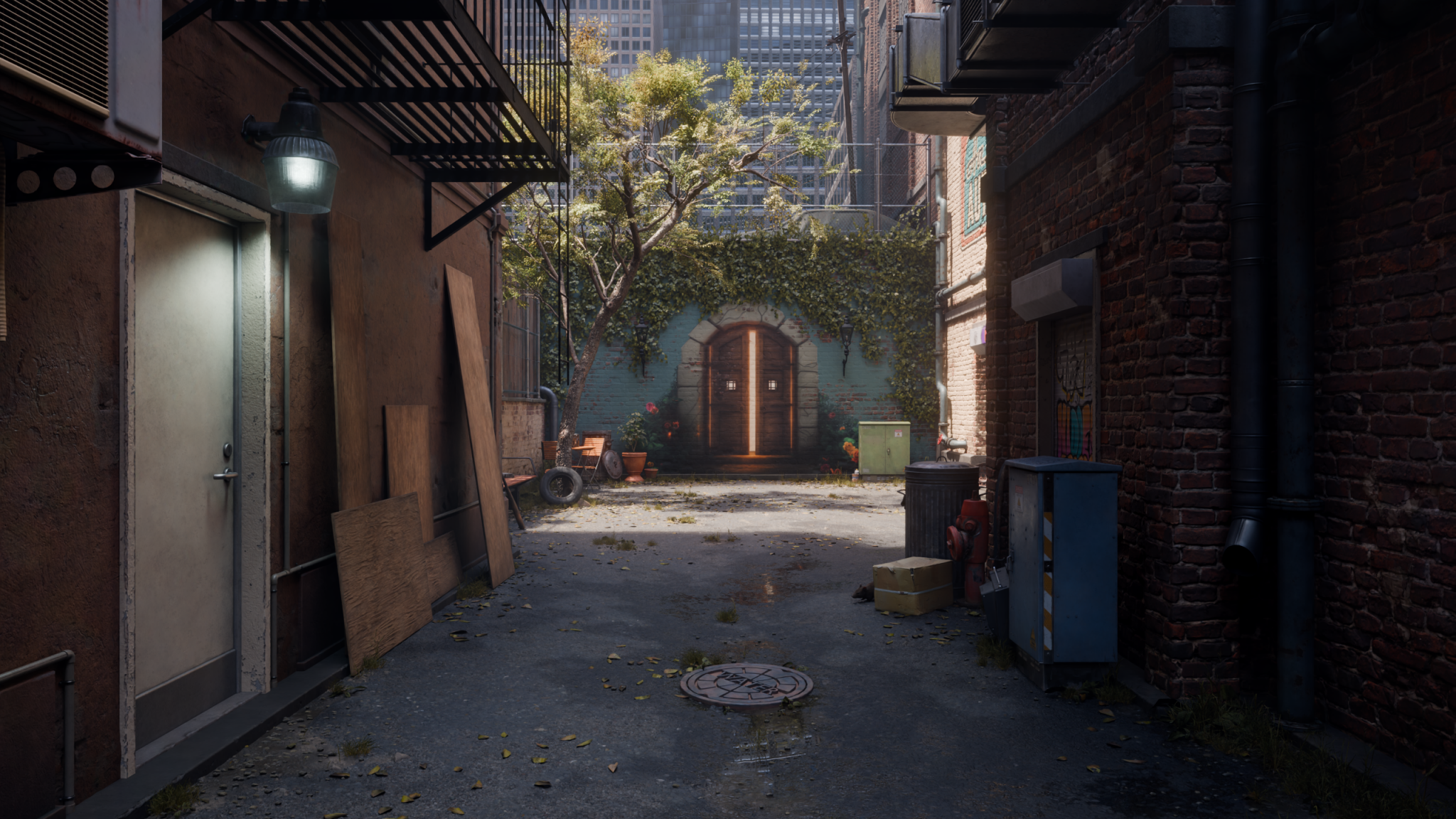 Hidden Alley: A Community Project – Poly Haven Blog