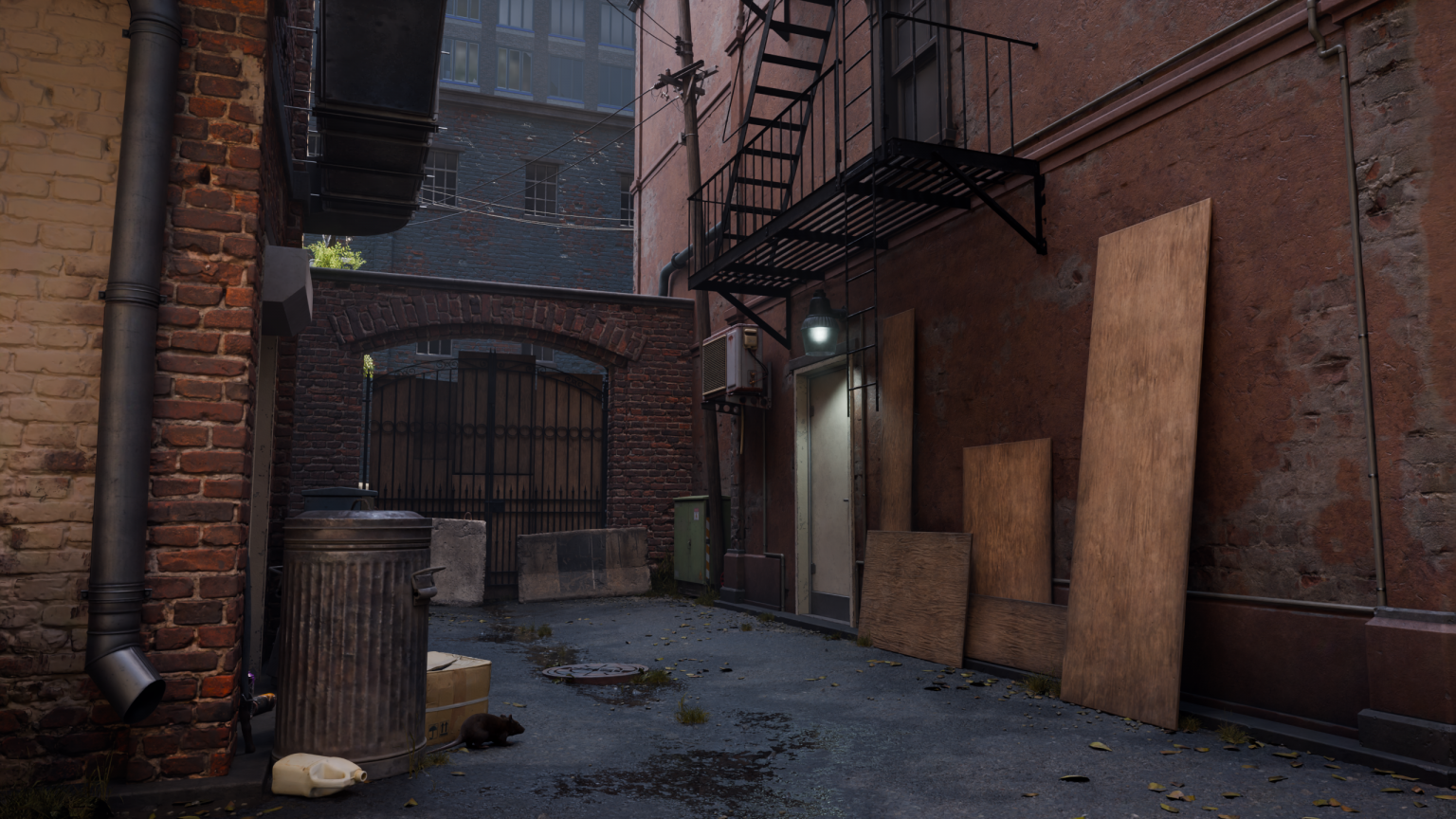 Hidden Alley: A Community Project – Poly Haven Blog